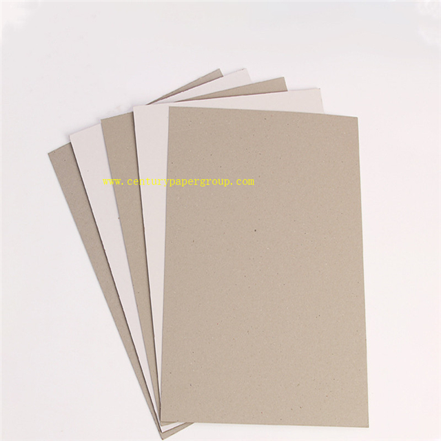 Cartón dúplex (Reverso gris/Reverso blanco/Reverso Kraft) del ...
